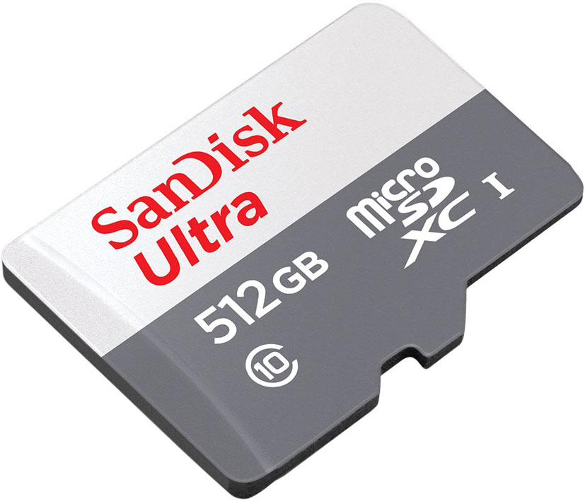 SanDisk Ultra - 512GB Micro SDXC karta, 100MB/s A1 UHS-I + SD adaptér ...